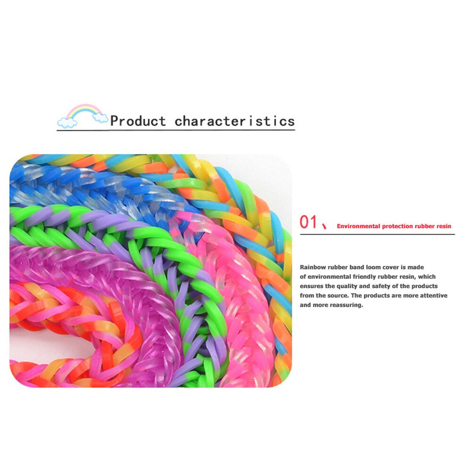 Large Loom Twist Bands Best Gifts Colorful Loom Bands for Weaving ...