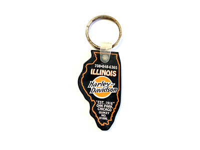 Vintage Harley Davidson Oak Park Chicago illinois Key Chain | eBay