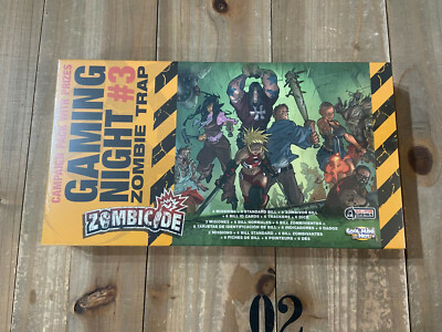 Zombicide Gaming Night #3 Zombie Trap - Cmon Multi-Lingual Box ...
