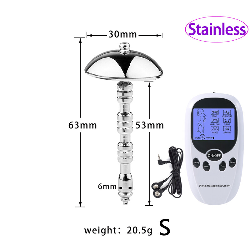 Stainless Steel Penis Rod Stimulation 5/6/8mm Shock Sounding Wands ...