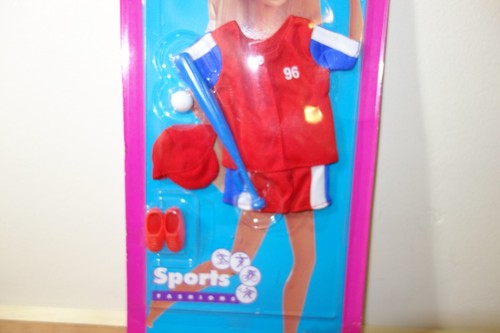 Vtg Barbie Sports Fashions Baseball Gatorade Doll Outfit Clothing ...