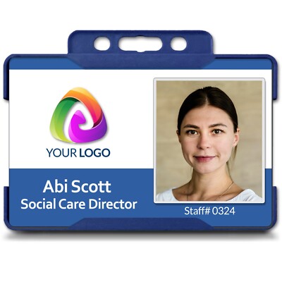 Custom Printed PVC Photo ID Cards for Staff, NHS, Healthcare Worker ...