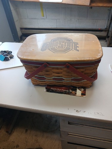 Longaberger Rare Ohio State Lunch Box Basket 2009 | eBay