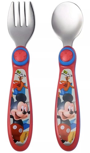 The First Years Disney Baby Mickey Mouse/Goofy Stainless Steel Fork ...