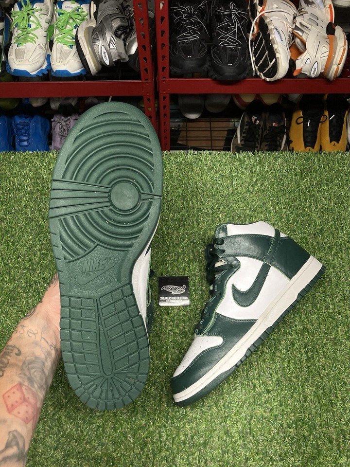 Size 11.5 - Nike Dunk SP High Spartan Green | EXCELLENT CONDITION! | eBay