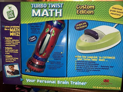 Leap Frog Turbo Twist Math Custom Edition 6 Years and Up/ Grades 1-8 | eBay