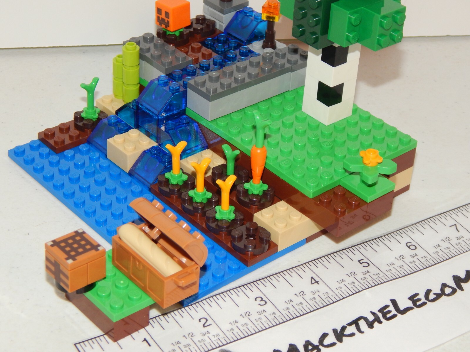 Lego Minecraft The Farm Left Section Land Part Only Assorted Pieces ...