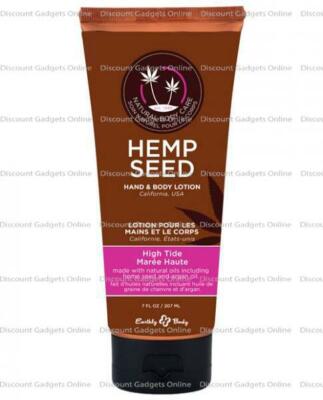 Earthly Body and Hand Lotion HIGH TIDE Hemp Moisturizer (NON-GREASY ...