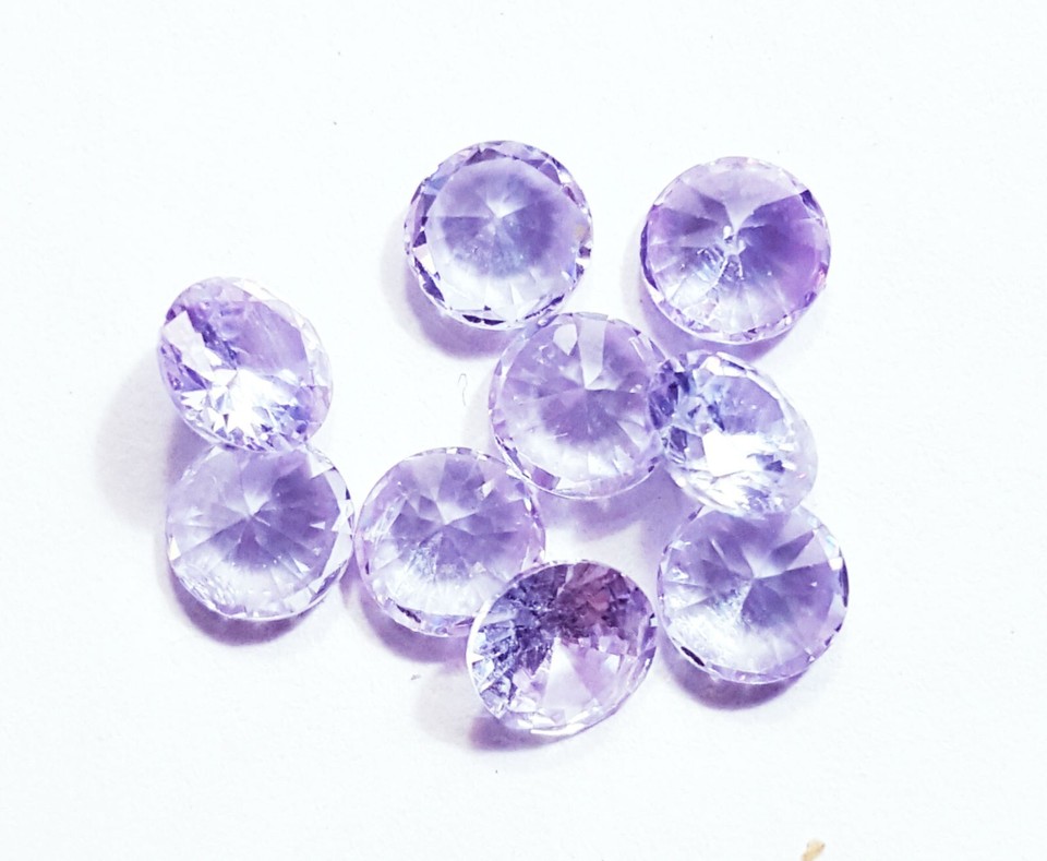 Purple Sapphire Round Shape 5x5 mm 9 Pcs Loose Gemstone Lot | eBay