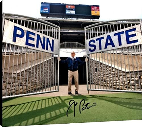 Joe Pateno Canvas Wall Art - Standing at the Gate - Penn State | eBay