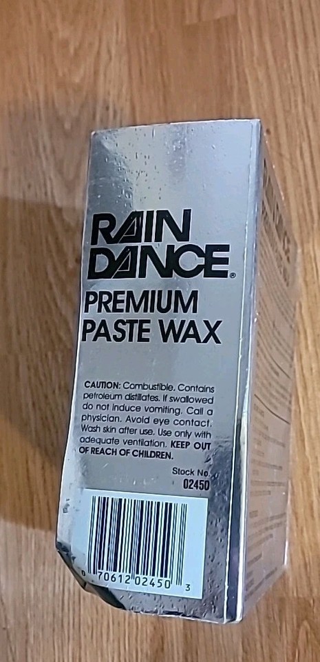 Vintage Original Rain Dance Premium Paste Car Wax 14 oz Can Factory ...
