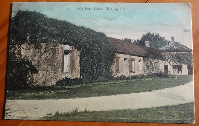 Old Fort Dallas, Miami FL undivided postcard p/u 1908 | eBay