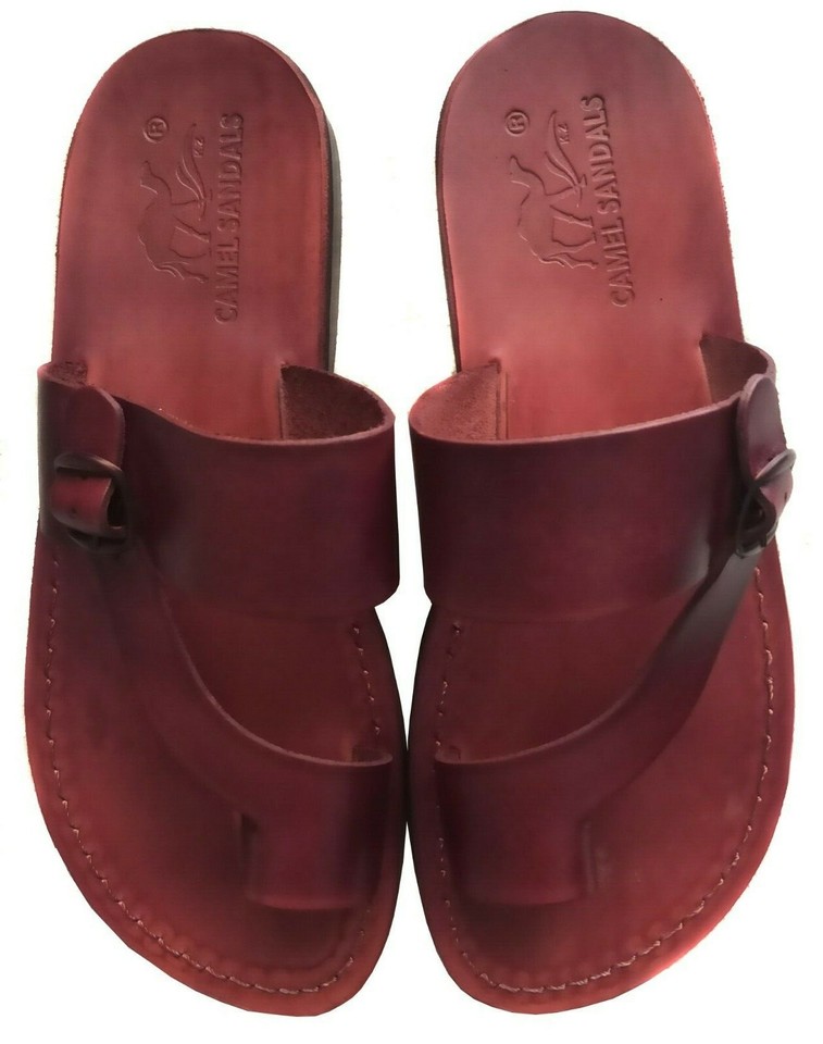 Biblical Jesus Sandals Men's Genuine Leather Handmade From Jerusalem ...