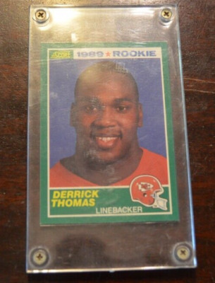 1989 Score Derrick Thomas Rookie Card!!! | eBay