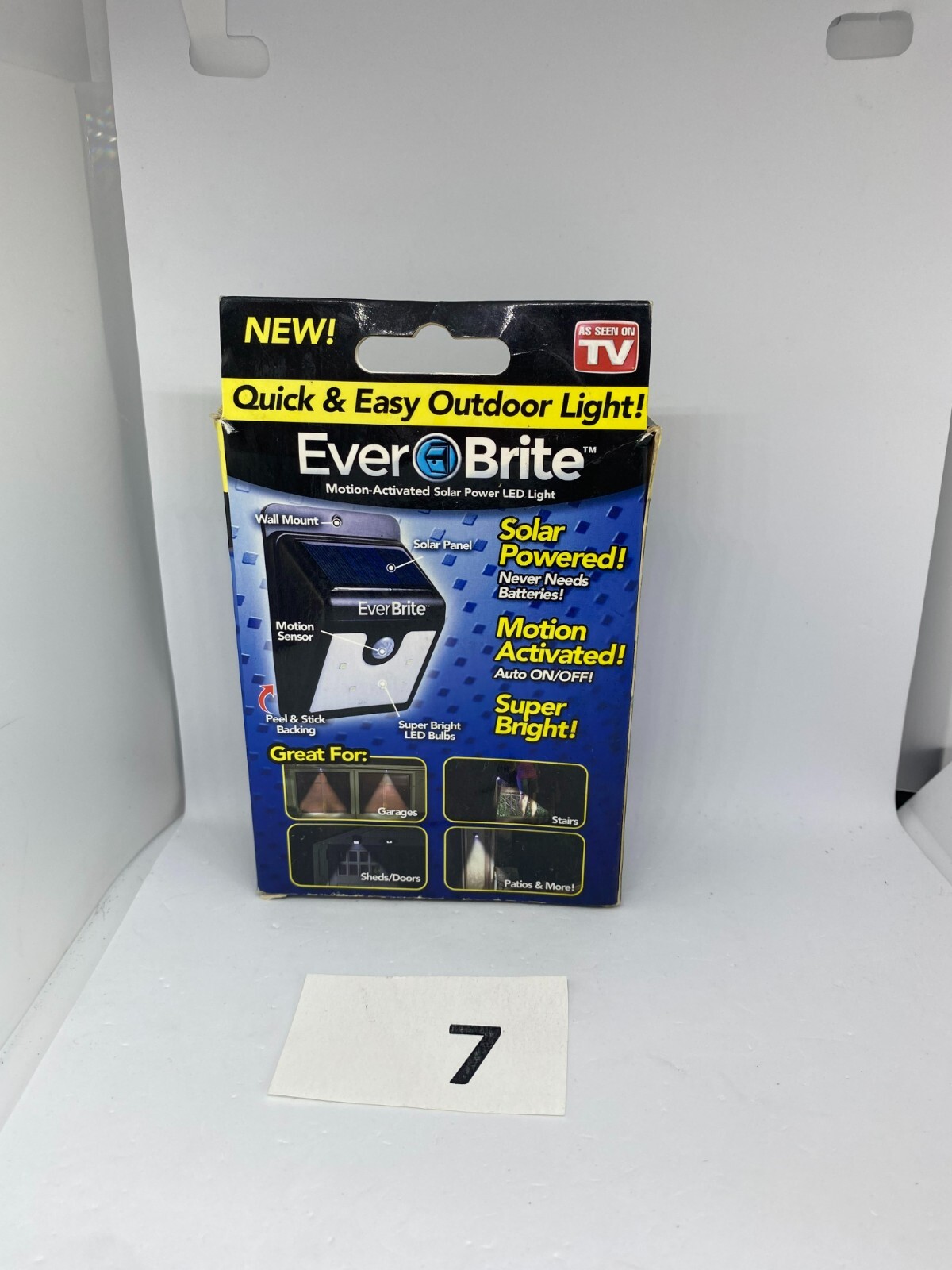 1x Everbrite Motion Activated Solar Outdoor LED Light for sale online ...