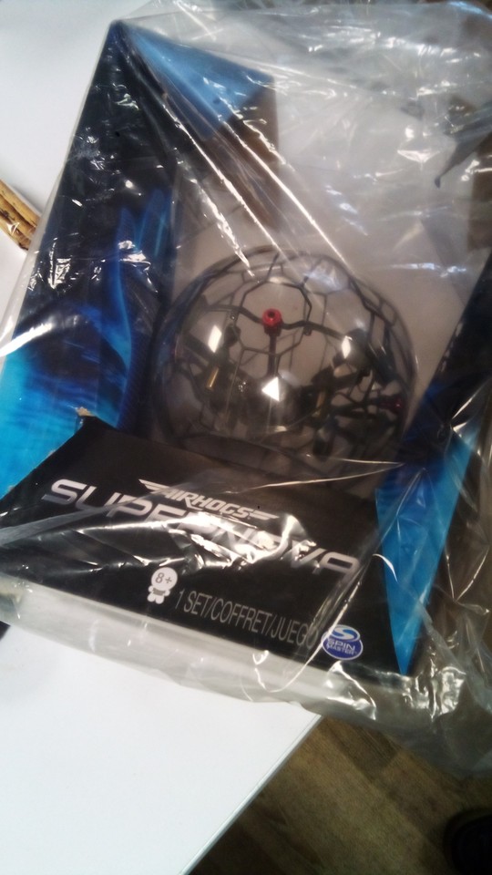 Air Hogs Supernova Gravity Defying Hand-Controlled Flying Orb (Box ...