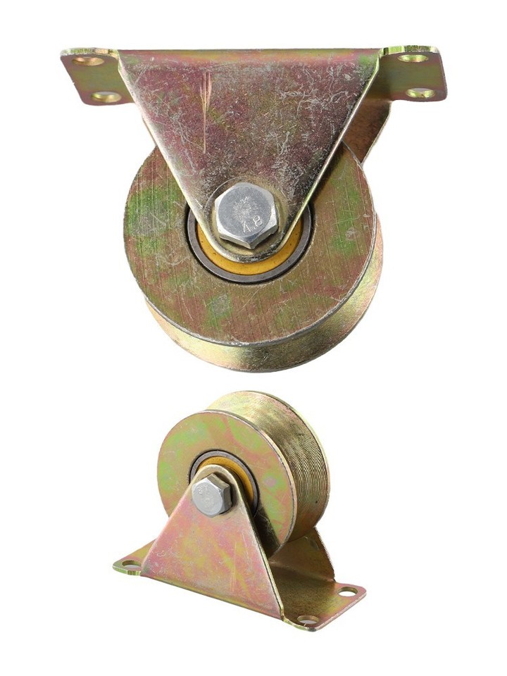 New Parctical Track Pulley Steel Cable Pulley 1 Pc 1-8mm Cable Heavy ...