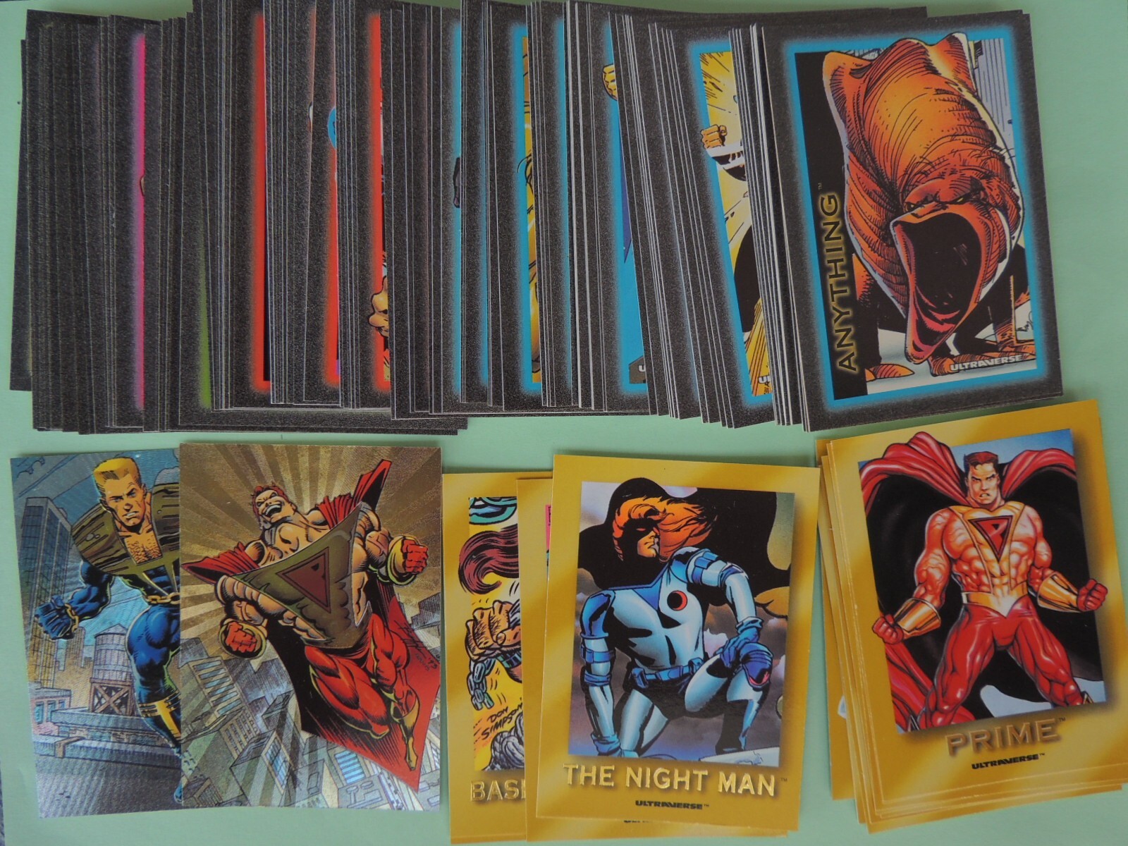 ULTRAVERSE MASTER SET OF 100 BASE + 3 INSERT SETS 1993 SKYBOX CARDS C ...