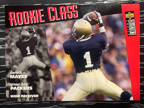 1996 Collector's Choice Rookie Class #30 Derrick Mayes Green Bay ...