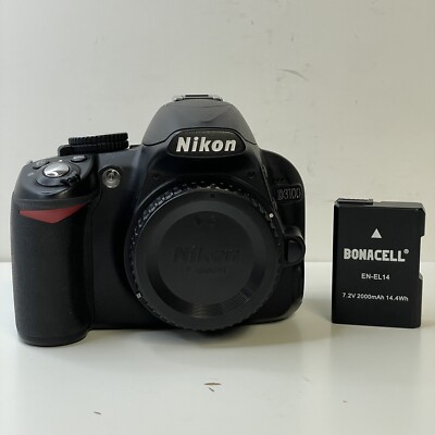 Nikon D D3100 14.2MP Digital SLR Camera (Body Only) Shutter Count ...