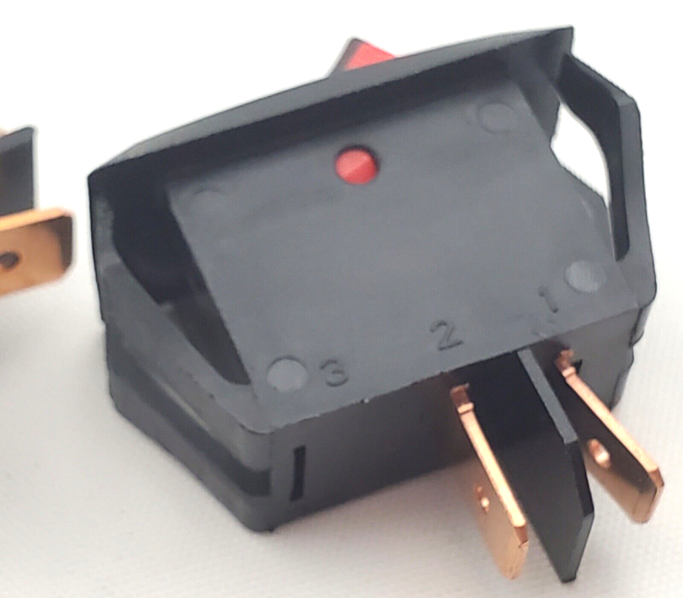 Lot of 5 Carling 2 Pos Maintained Rocker Switches SPST 16A/125VAC ...