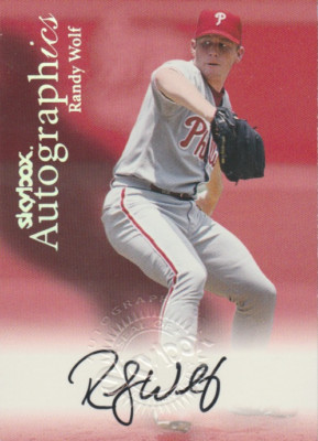 Randy Wolf 1999 Fleer Skybox Autographics autograph auto card | eBay