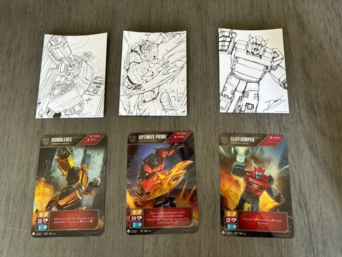 Transformers TCG All Energon Character Cards - Cliffjumper, Slipstream ...