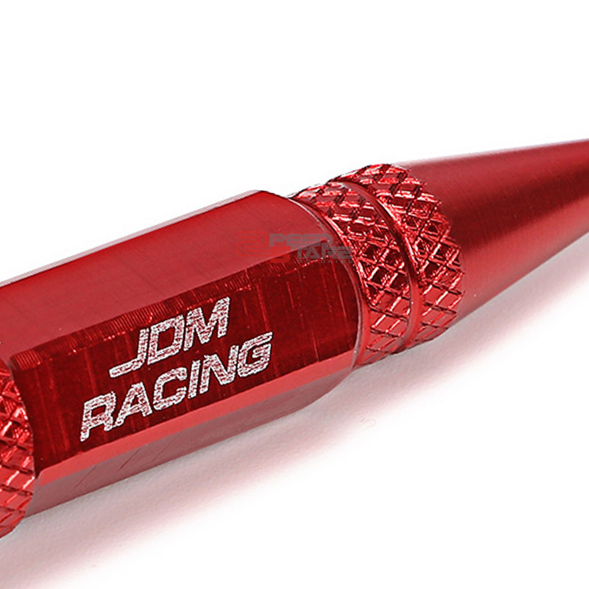 60MM ANODIZED ALUMINUM RED RIM AIR PORT COVER SPIKE VALVE CAPS 14MM ...