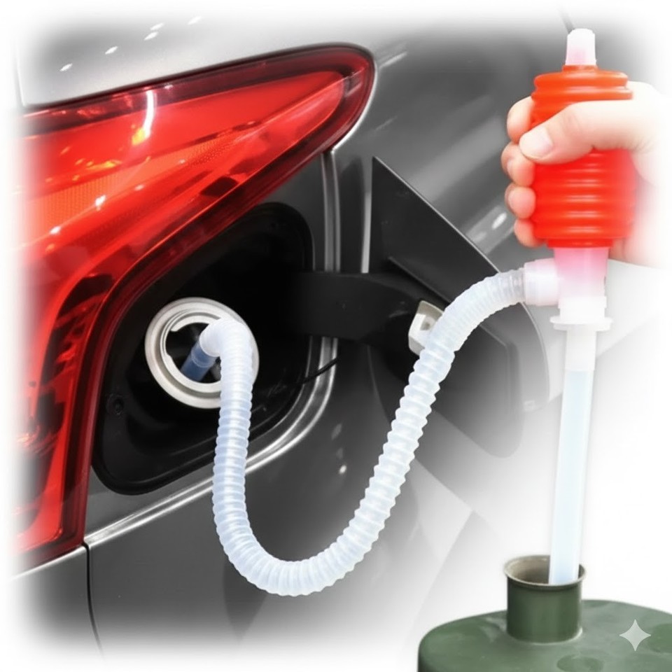 Manual Hand Syphon siphon pump - Liquid Transfer water Petrol & Diesel ...