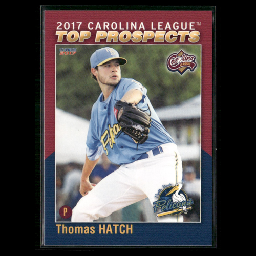 Thomas Hatch 2017 Carolina League Top Prospects Baseball Card MLB NM | eBay