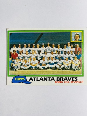1981 TOPPS #675 ATLANTA BRAVES TEAM CHECKLIST NM-MT MLB BASEBALL CARD ...
