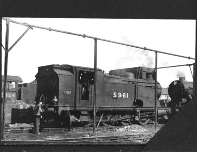LNER - EX GCR Q1 0-8-0T 5961 @ CAMBRIDGE - 1946 - VINTAGE IMAGE ...