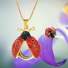 Cremation Jewelry Flying Ladybug Urn Necklace for Ashes Urn Keepsake ...