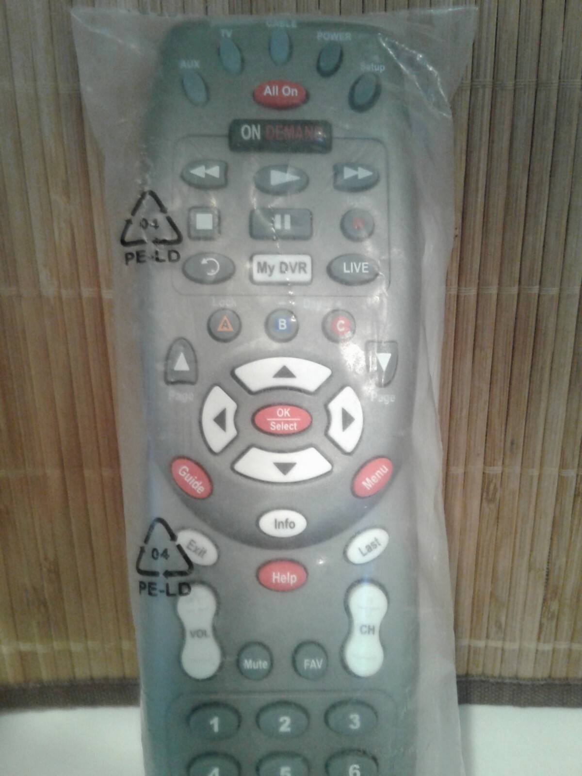 COMCAST / XFINITY REMOTE CONTROL MODEL # 10067BG3-0001R for sale online ...