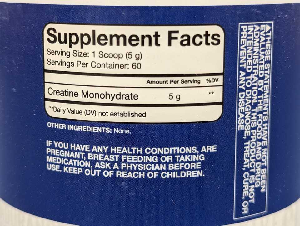 RSP Creatine Monohydrate Pure Micronized Creatine Powder Supplement ...