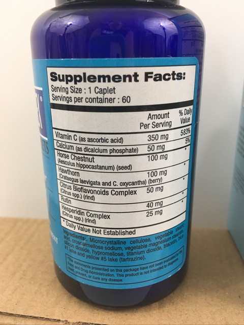 Veniphlex Leg Vein Circulation Prevent Spider Veins 60 Caplets for sale ...