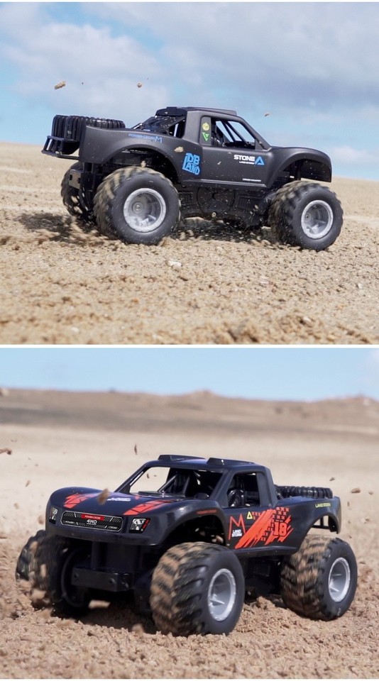 4WD Land & Water Off-Road RC Truck 360° Stunt Remote Control Vehicle RC ...