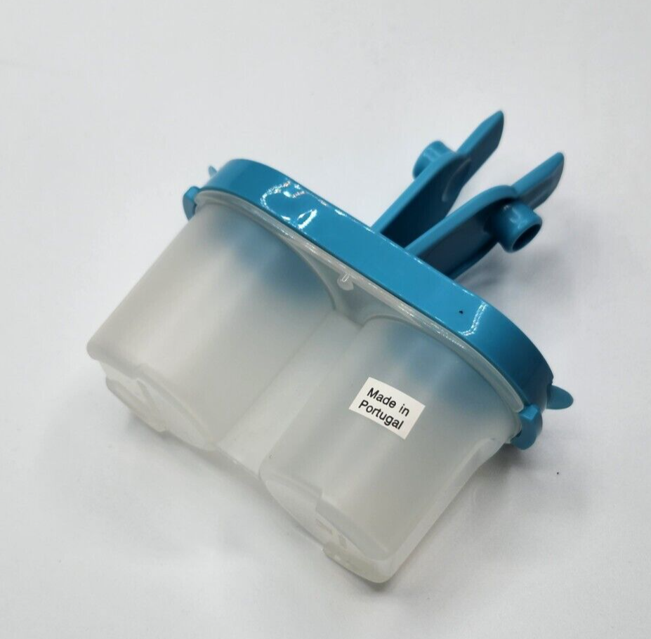 Tupperware Oil Vinegar Salad Dressing Two Section Shaker 2253 2234 Blue ...