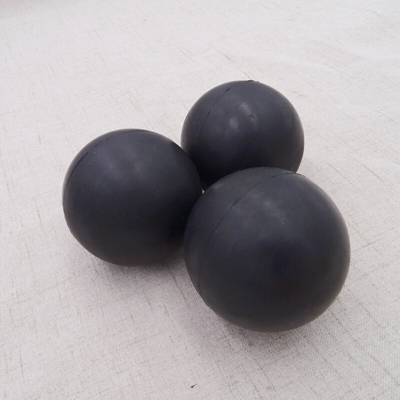 Solid Rubber Balls Black Round Bouncy Ball Vibrating Screen 2mm to 75mm ...