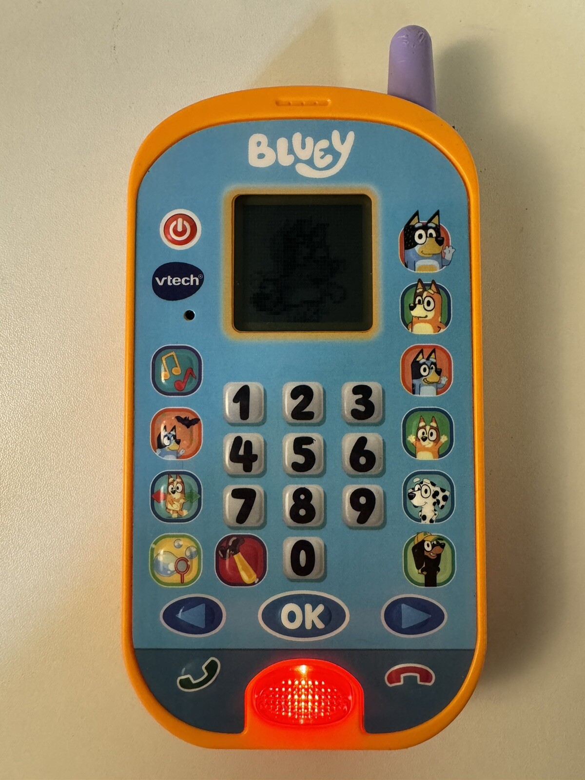 Vtech Bluey Ring ring Phone 6 Fun Activities to Play Educational Toy ...