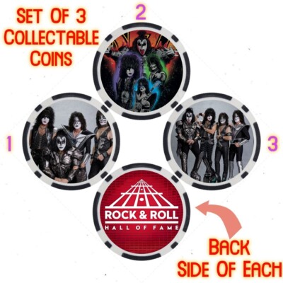 KISS - ROCK & ROLL HALL OF FAME - COLLECTABLE COIN SET | eBay