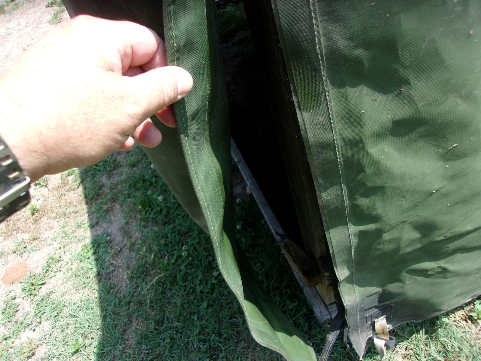MILITARY SURPLUS M1101 1102 CARGO TRAILER COVER 12470989-1 TRUCK CAMO ...