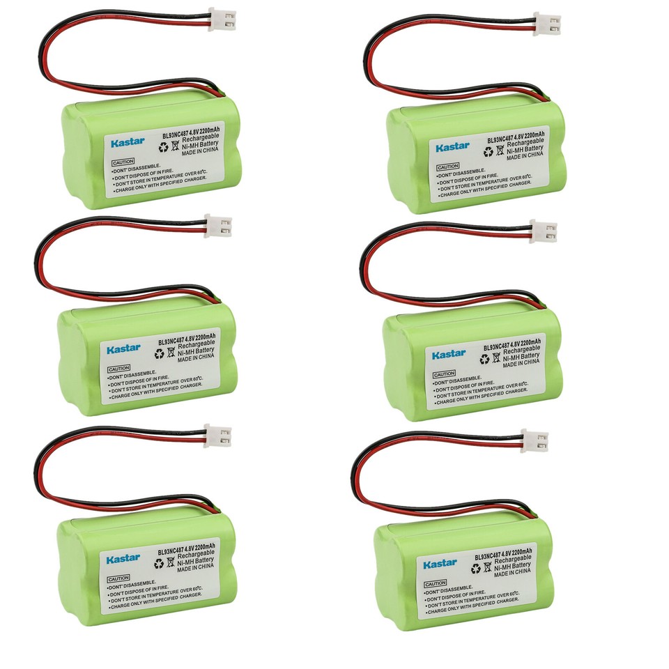 Kastar BL93NC487 Battery 4.8V 2200mAh for Corun NiCd AA500 Emergi-Lite ...