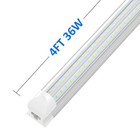 4-100 Pack 4ft T8 LED Tube, 36W Garage & Shop Lighting, Ceiling Fixture ...