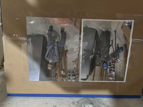 Spirit Halloween DEATH ROW Electrocuted Prisoner Animated ANIMATRONIC ...