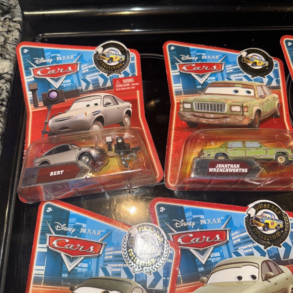 Disney Pixar Cars Final lap Lot Of 8x Sarge, Johnny, Vern,Bert,Jamie ...