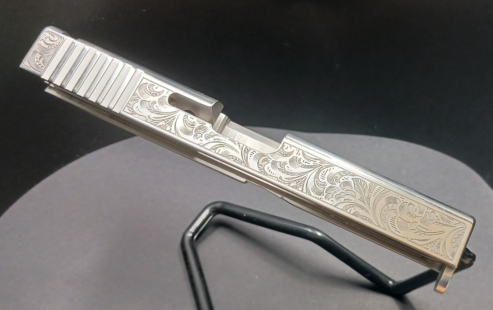 Custom Engraved Hand Polished Glock 17 Slide | eBay