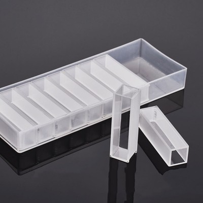 Cuvette Quartz Cuvette Replacement 190-2500nm 2PCS 5mm-50mm Accessories ...