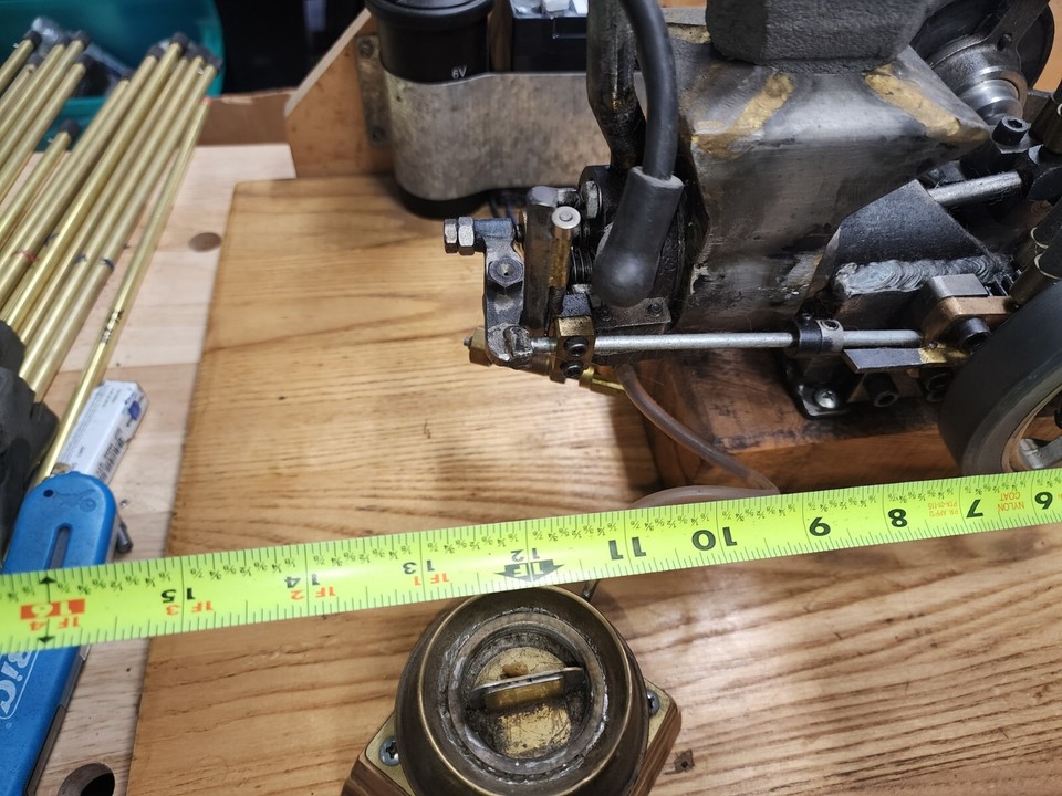 Shop Hobby Made RUNNING MACHINED HIT MISS MODEL GAS ENGINE MODEL 5.5 ...