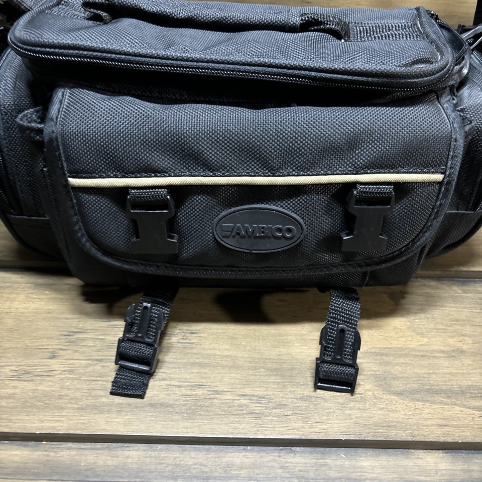 Ambico Camera Bag V-4420 Black Video Camera Bag Compartments Shoulder ...